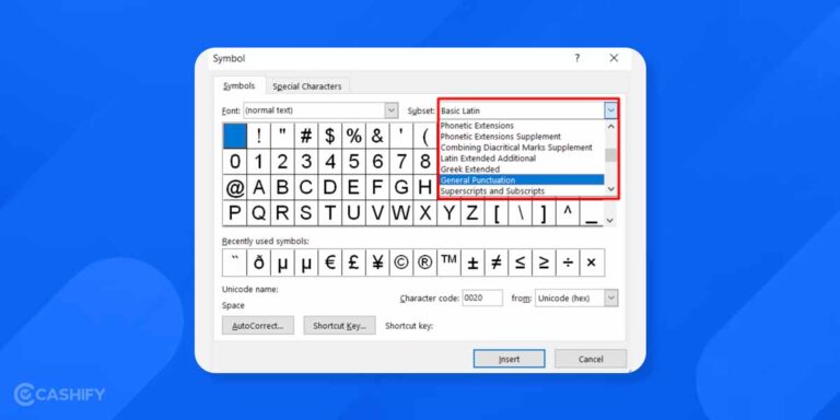 How To Add Symbols In MS Word | Cashify Blog