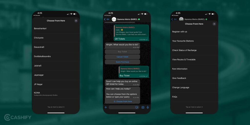 How To Recharge Metro Card Using WhatsApp | Cashify Blog