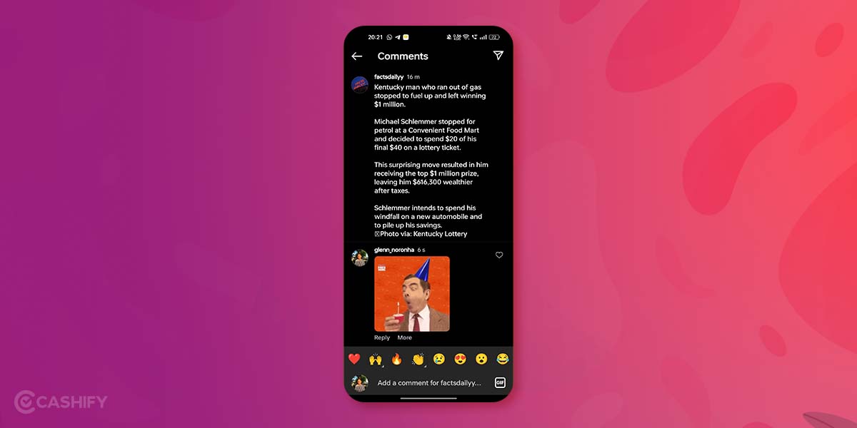 How to Comment on Instagram Posts With GIF: Easy Guide! | Cashify Blog