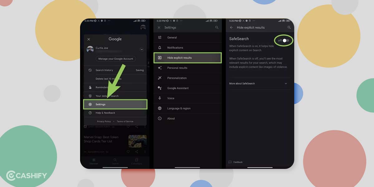 How To Turn On or Off Google SafeSearch | Cashify Blog