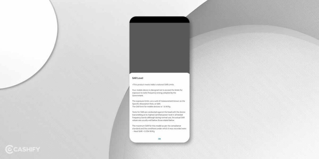 What Is The SAR Value Of My Phone: Proven Ways To Check | Cashify Blog