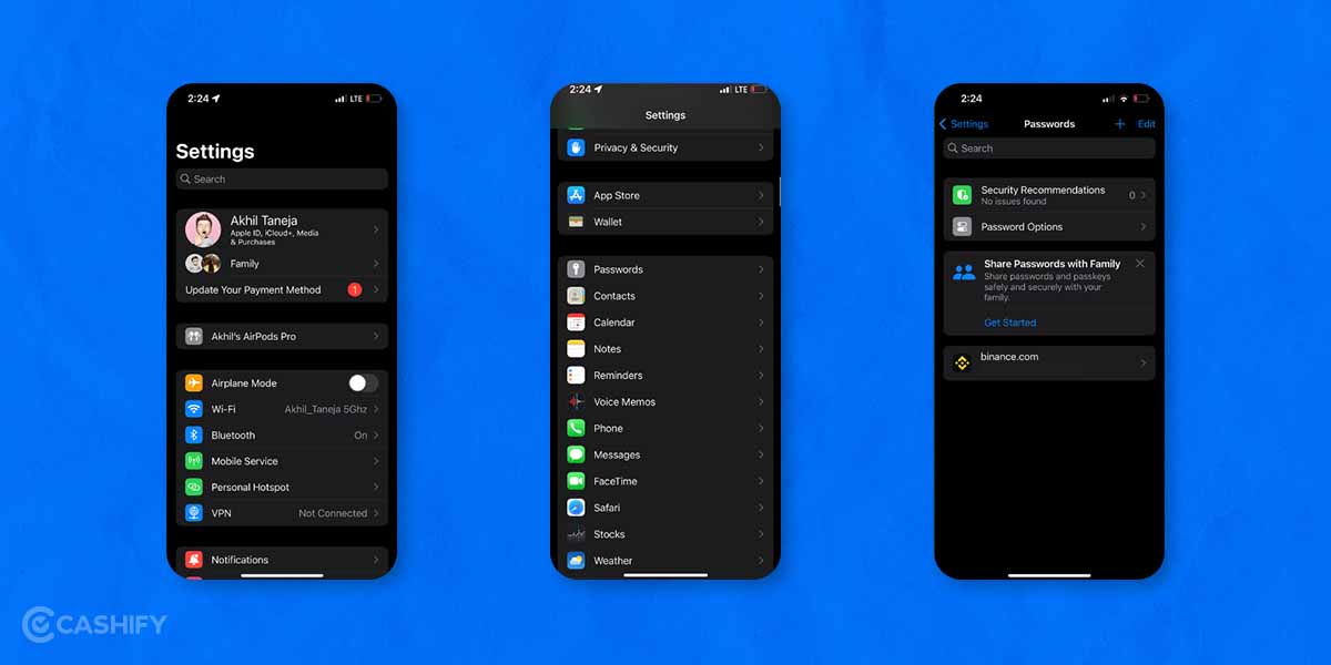 How To Use The New Family Passwords Feature On iOS 17 | Cashify Blog