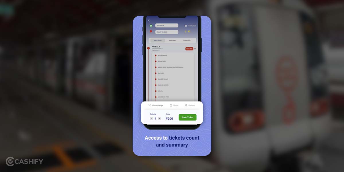 How To Buy Delhi Metro QR Ticket Via DMRC App? | Cashify Blog
