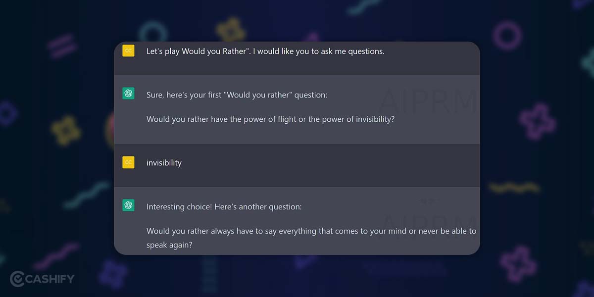 Best ChatGPT Games To Enjoy In 2024 | Cashify Blog