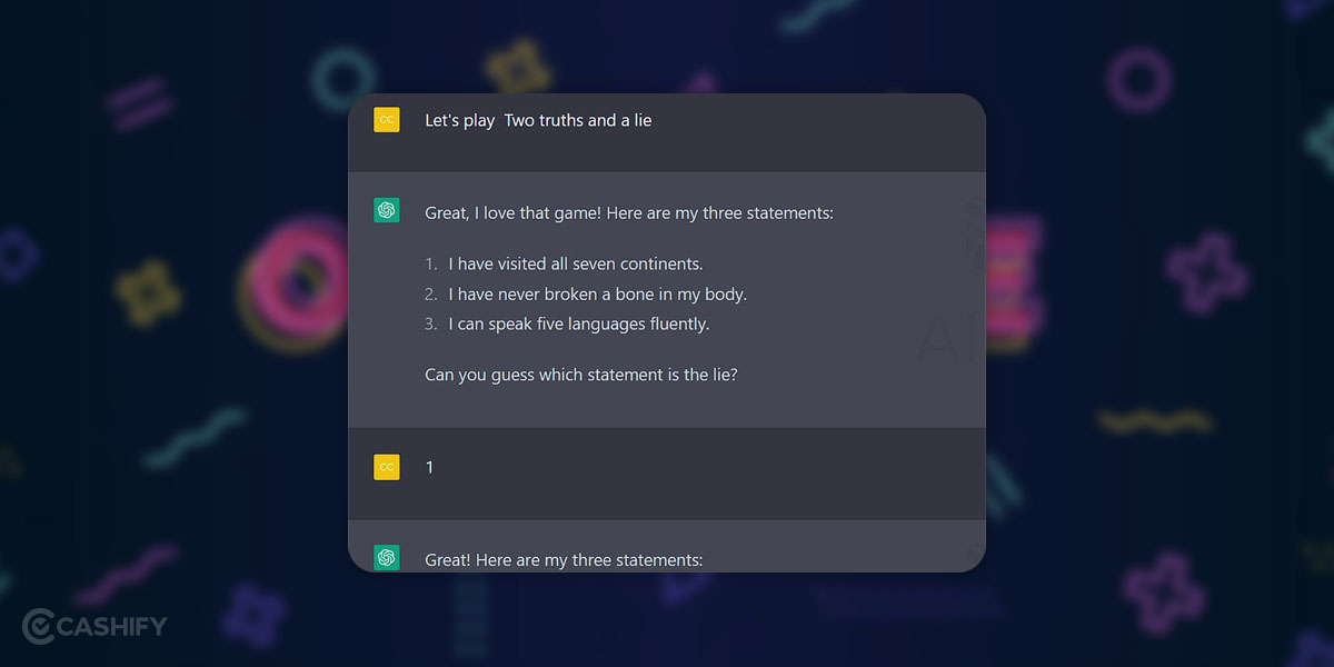 Best ChatGPT Games To Enjoy In 2024 | Cashify Blog