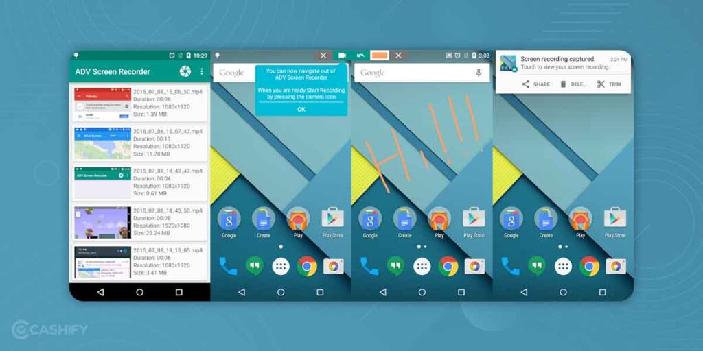 Top 8 Best Screen Recorder Apps For Android | Cashify Blog