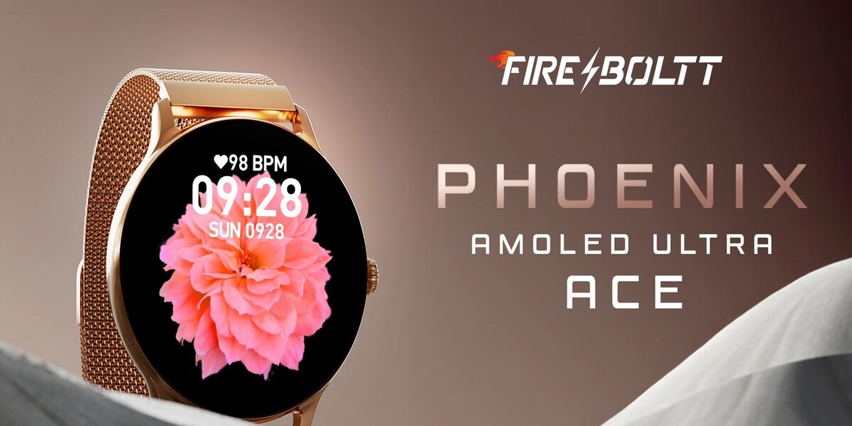 Fire-Boltt Phoenix AMOLED Ultra Ace Smartwatch Launched | Cashify News