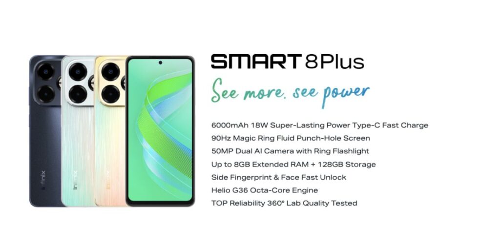 Infinix Smart 8 Plus With 6,000mAh Battery To Launch In India At This ...