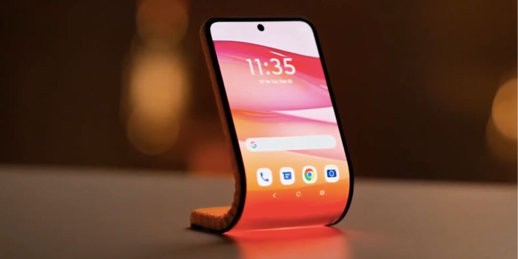 Sneak Peek Into The Future: Motorola Showcases Bendable Phone At MWC ...