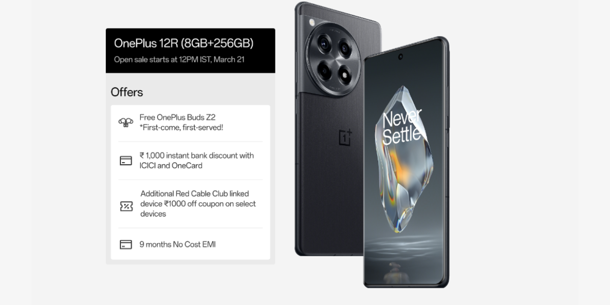 OnePlus 12R Gets New 8GB+256GB Variant In India At This Price | Cashify ...