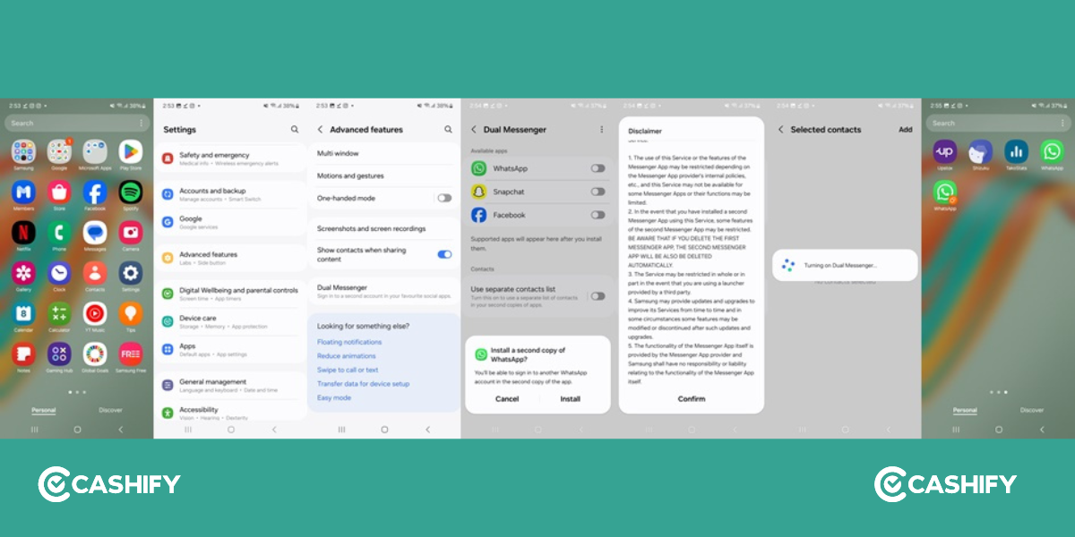 How To Use Dual WhatsApp Accounts On The Same Phone | Cashify Blog