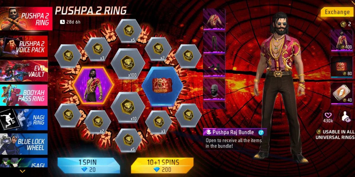 Unlock the Pushpa Raj Bundle In Free Fire: Step-By-Step Guide | Cashify ...