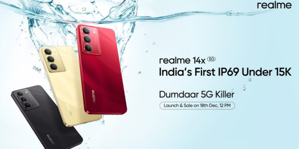 Realme 14x To Be Cheapest IP69 Phone In India, Launch Date Revealed ...