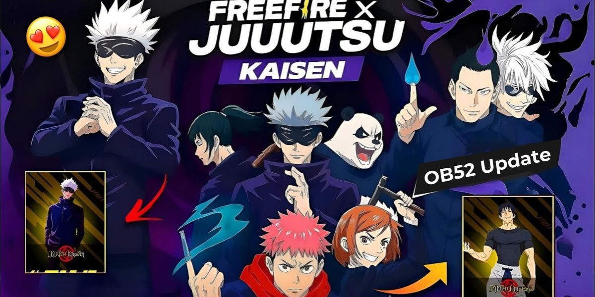 Free Fire MAX x Jujutsu Kaisen Collaboration Arrives With OB52 Update ...